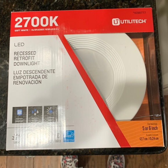 Utilitech | Other | 270k Led Recessed Retrofit Downlight Soft White Fits 5 Or 6 In Housing ...